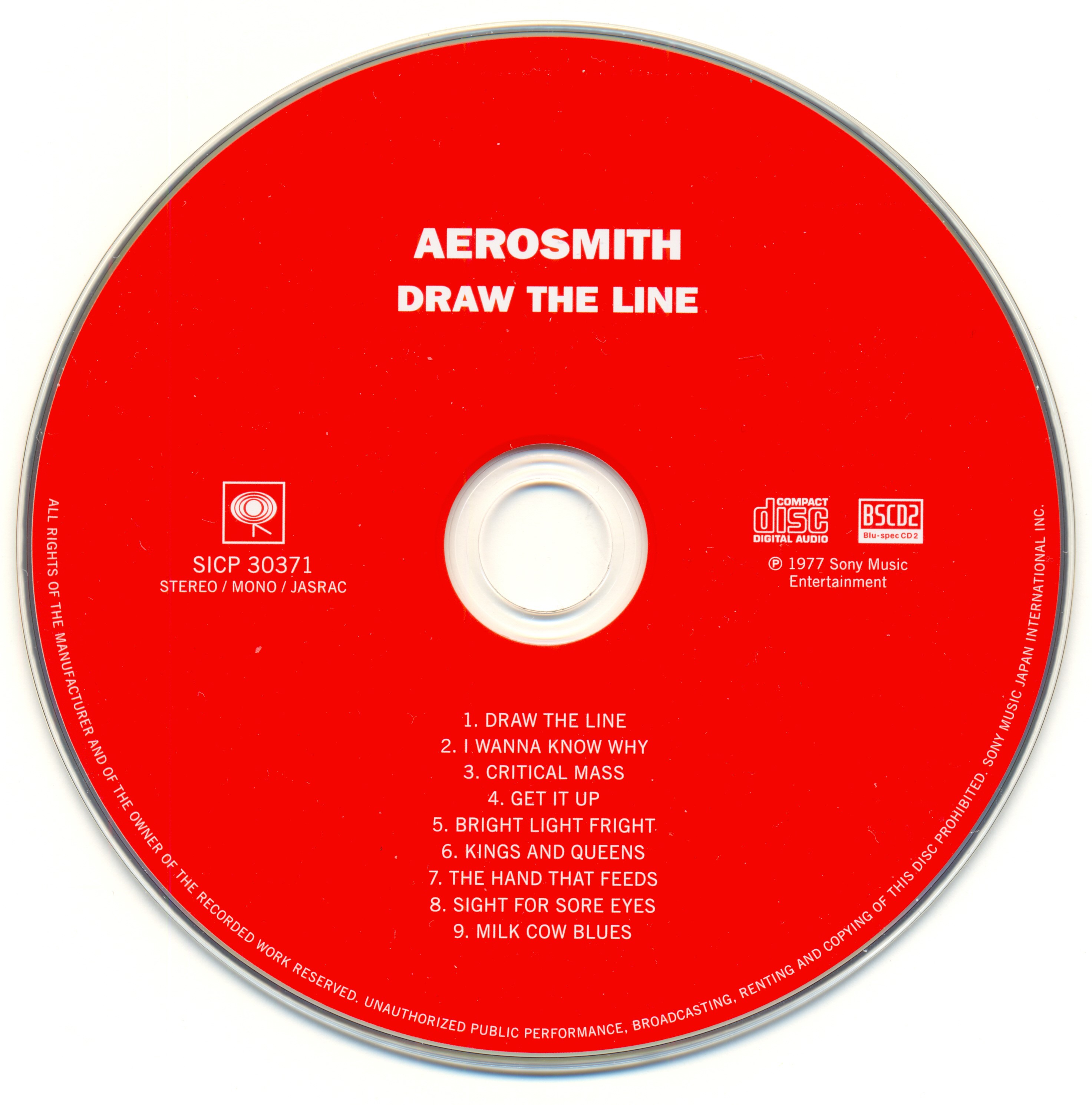 Aerosmith Draw The Line : CD JPN | CD Covers | Cover Century | Over 1. ...